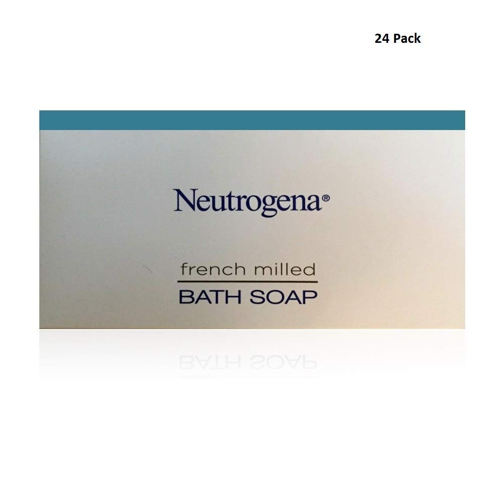 Neutrogena French Milled soap - (1.25 oz each - Pack of 24 - Total 30 oz)