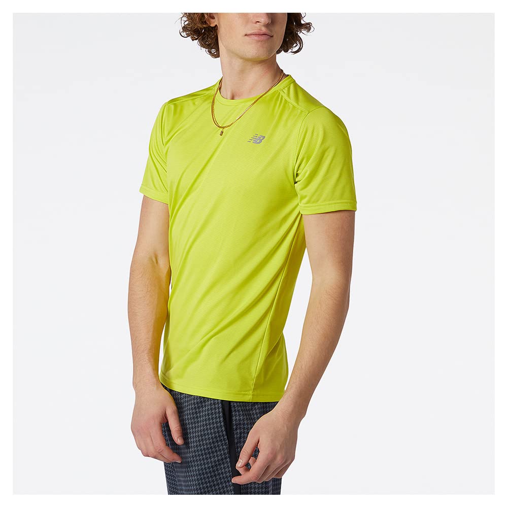 New Balance Men's Accelerate Short Sleeve 20, Black, 2X-Large