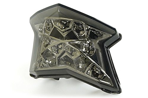 Motodynamic Integrated Sequential LED Tail Lights Smoked Lens for 2020-2022 Kawasaki Ninja 650 Z650 (DOES NOT WORK ON 23+ MODELS)