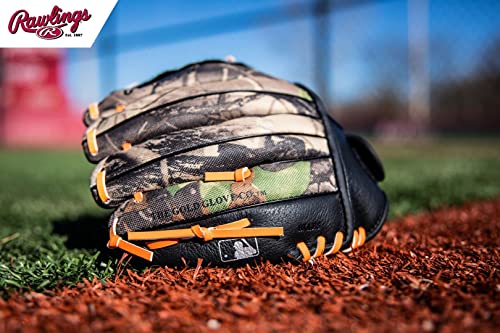 Rawlings Playmaker Camo Kids Baseball Glove for Kids 5-8 - TBall Glove – 11" - Right Hand Throw - Glove Fits on Left Hand - Make Selection Carefully