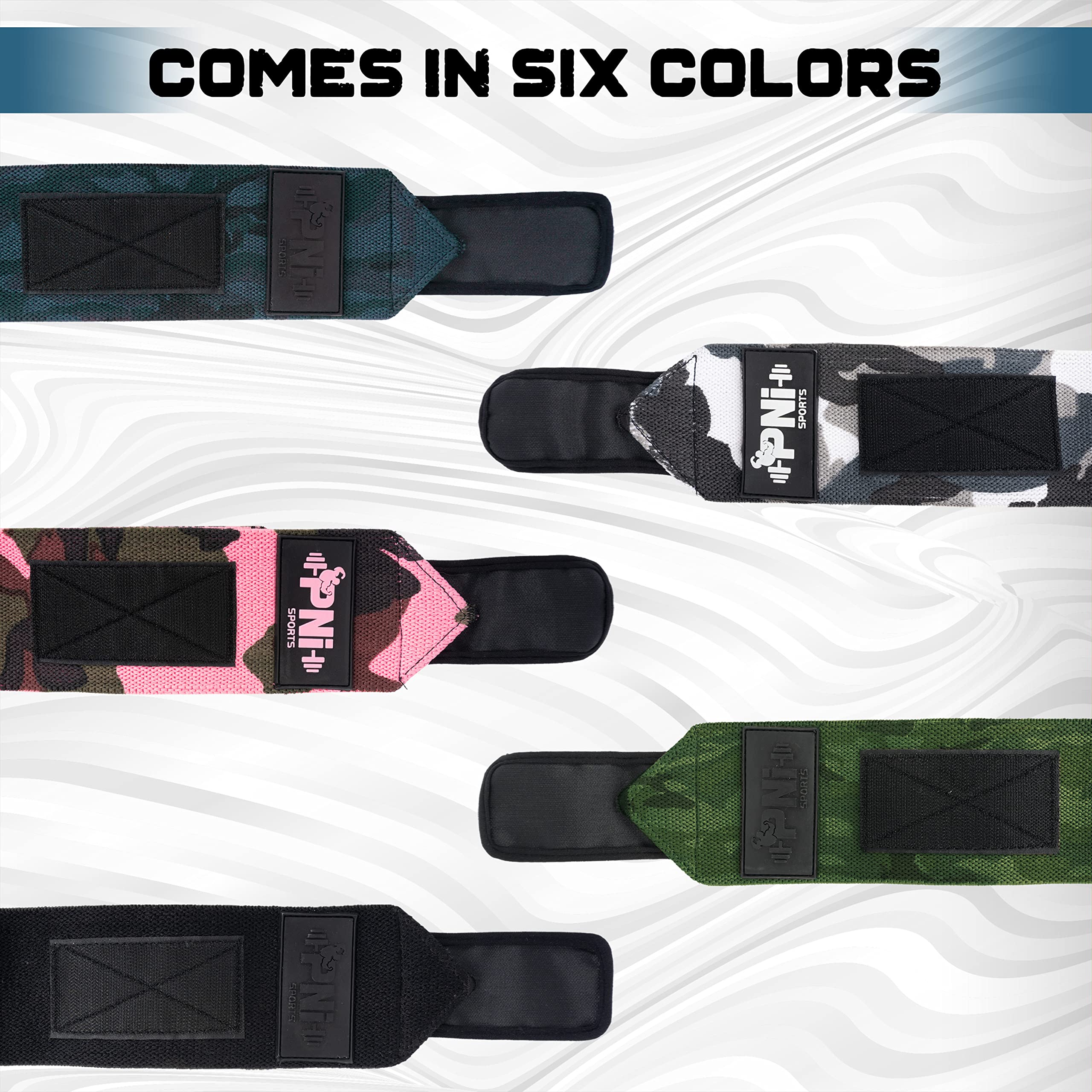 PNI Wrist Wraps β Wrist Wraps for Weightlifting, Workouts and Powerlifting | Gym Accessories and Stuff | Wrist Brace and Wristbands Heavy Duty