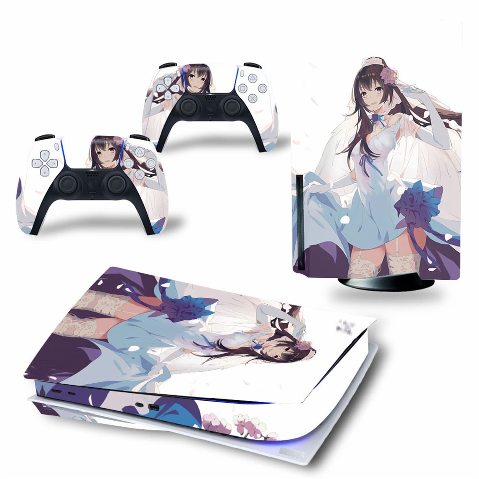 Top factory BUCEN for PS5 Skin Disc Edition & Digital Edition Console and Controller Vinyl Cover Skins Wraps Scratch Resistant, Compatible with for PS5 545814 Anti Scratch (Size : Disc Version)