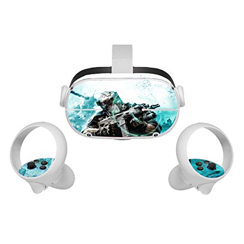 Spiner Video Game Oculus Quest 2 Skin VR 2 Skins Headsets and Controllers Sticker Protective Decal Accessories