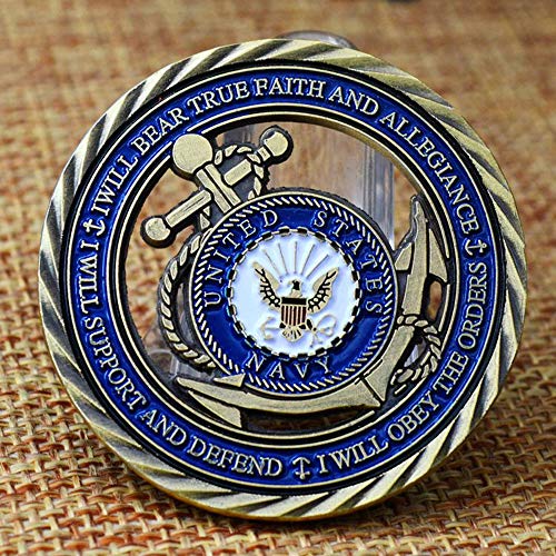 USA Navy Core Values Challenge Coin Collector's Medallion