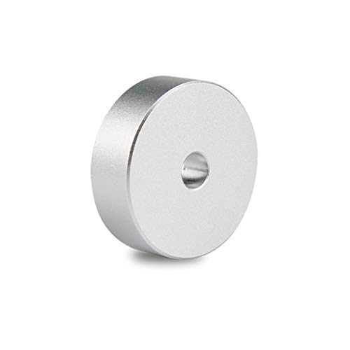 luosh Record Turntable Adapter 45 RPM Aluminum Silver for 7" Vinyl Technics SL1200 Ser
