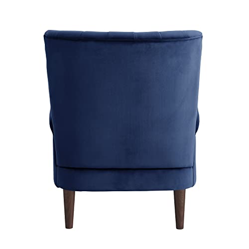 Lexicon Monroe Accent Chair, Navy Blue