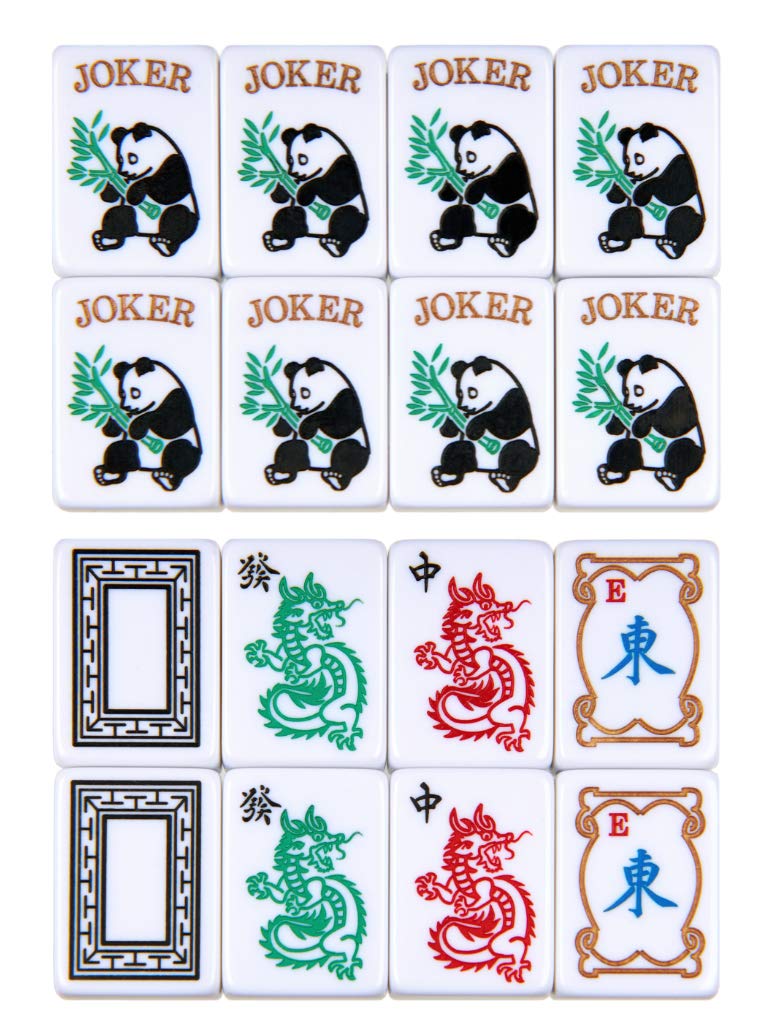 Linda Li New! - American Mahjong Set The Artisan Collection: Butterfly Series β in Black Poppy Soft Bag