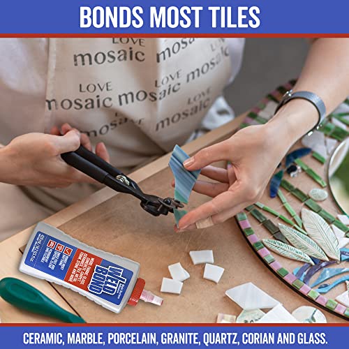 Weldbond Multi-Surface Glue, Bonds Most Anything! Non-Toxic Glue, Use as Wood Glue or on Glass Crafts Ceramic Tile Mosaic Stone Fabric Carpet Metal & More. Dries Crystal Clear 14.2 oz / 420ml