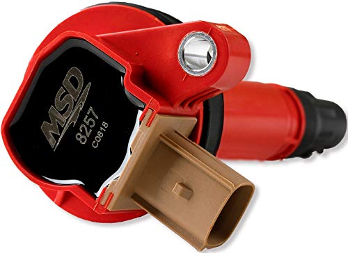 NEW MSD IGNITION COIL,RED,6-PACK,3-PIN CONNECTOR,2010-2016 3.5L V6 ECO-BOOST ENGINES,COMPATIBLE WITH FORD 2013-15 EXPLORER,2011-14 F-150,2013-16 FLEX,2013-15 TAURUS,LINCOLN 2013-14 MKT