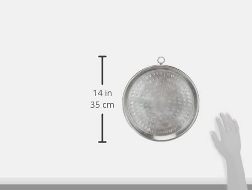 Pentole Agnelli Copper Mould for Farinas a, HaMm. erred with Rim, Diameter 32 cm.