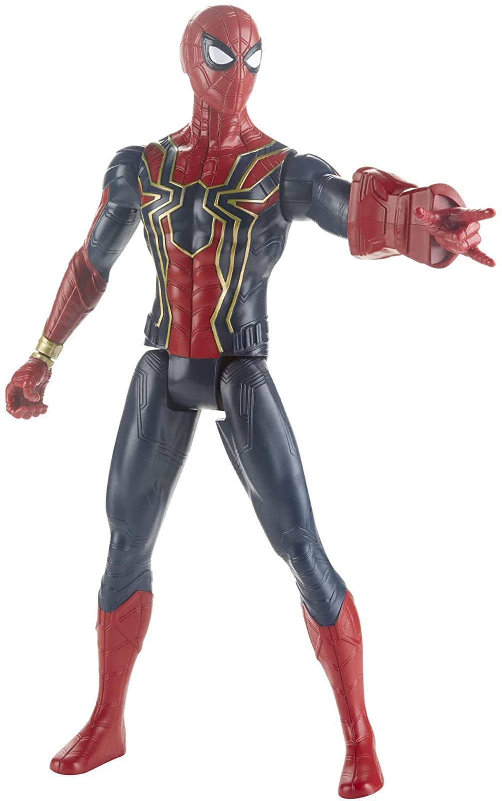 Titan Hero Series Iron Spider 12 Inch Spiderman Action Figure with Power Fx Port
