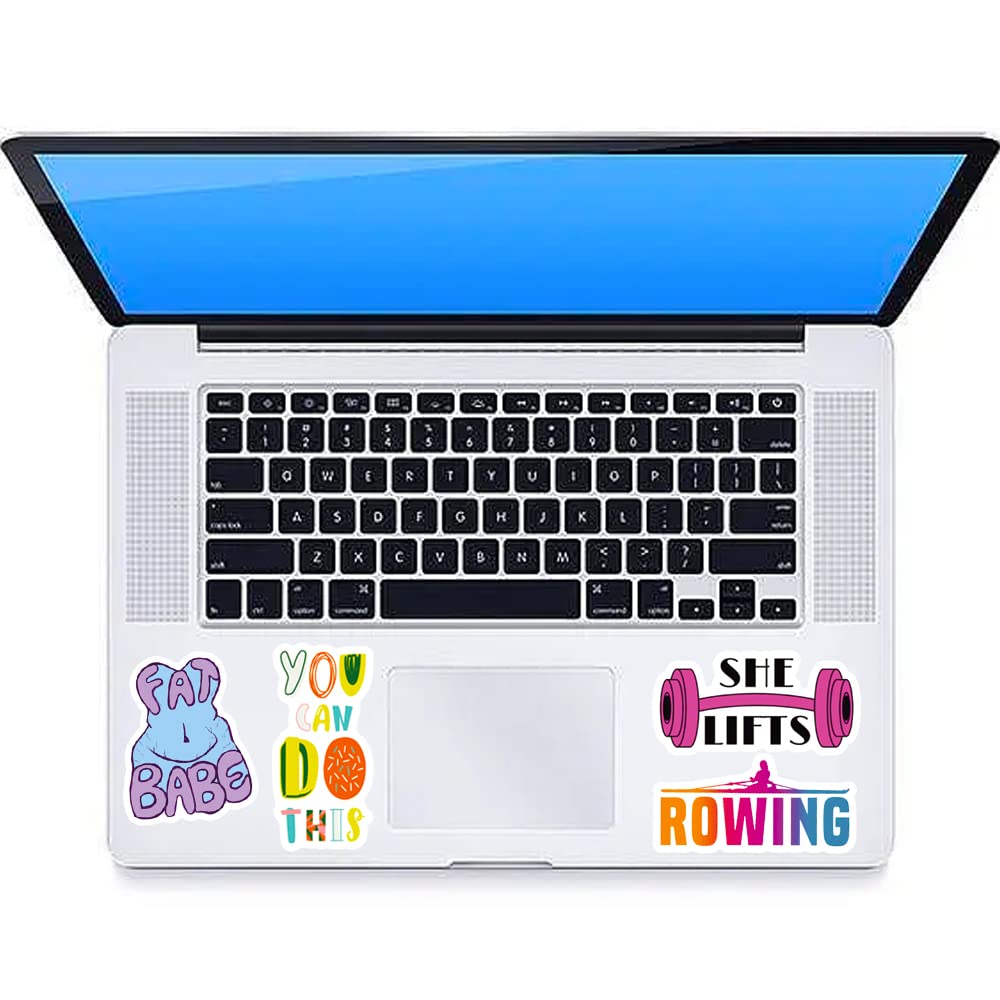 TUNGFU Weight Loss Stickers, Gym Stickers,Running Stickers for Water Bottles,Laptop, Notebook, Suitcase, Skateboard, Guitar