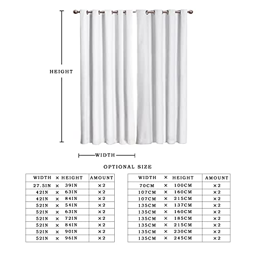 Possta Decor Window Curtain Drape Cartoon Hippo Blue Stream,Durable Panel Set with Grommet Top,Grey Animal River Horse Machine Washable Window Treatments for Kitchen Living Room