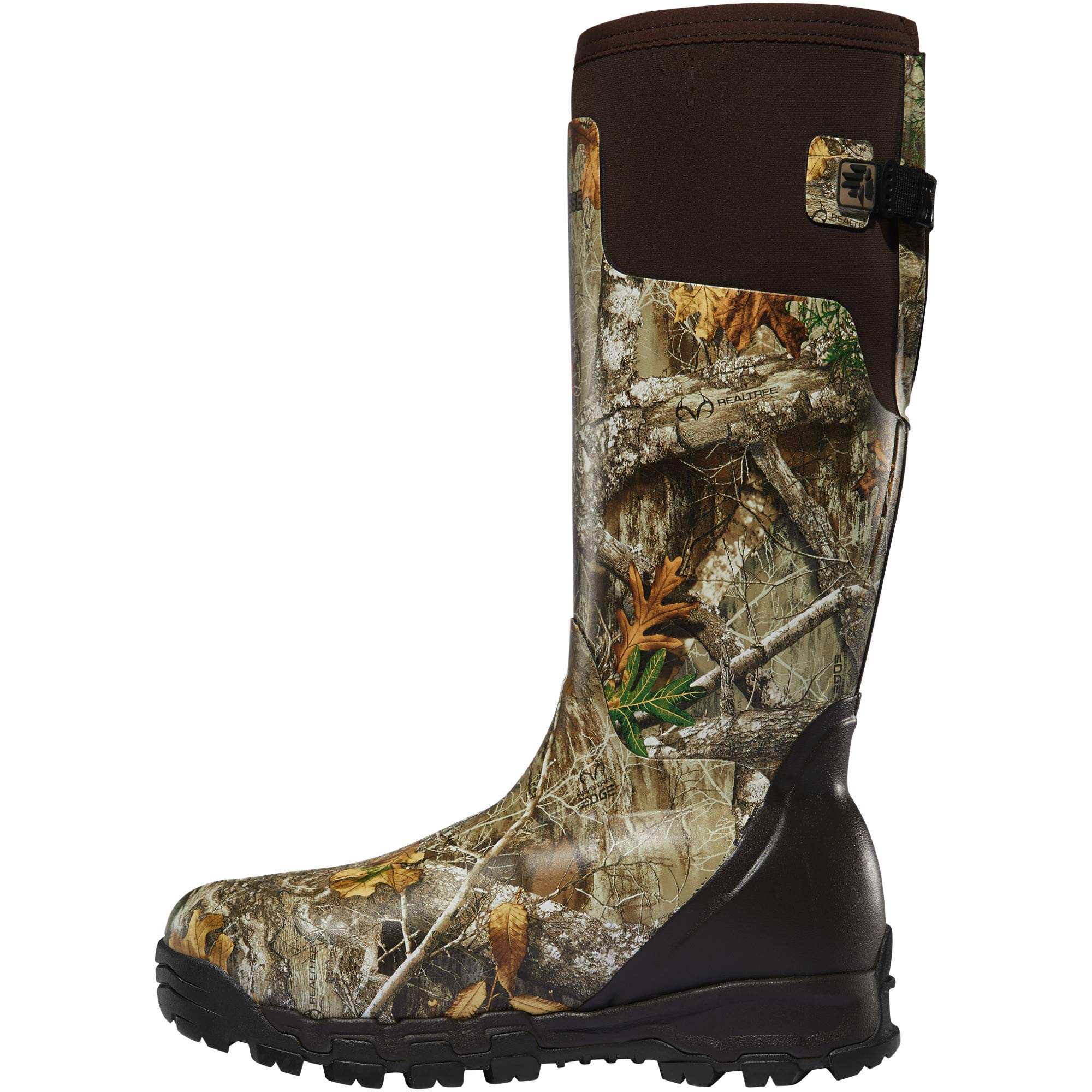 LaCrosse Alphaburly Pro 18" Insulated Hunting Boots for Men Featuring Waterproof Rubber, 1600G Thinsulate, and EVA Footbed, Realtree Edge - 8 M