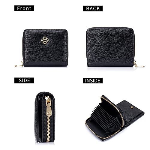 SAWQF Women Short Wallets Fashion Small Coin Purse Women's Leather Card Holder ID Case Wallet (Color : E)