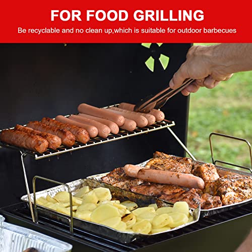 Sakuchi 9x13 Disposable Aluminum Foil Pans [50 Sets] Large Baking Pan Trays - Heavy Duty Tin Tray - Half Size Chafing Dishes. Food Containers for Roasting, Cooking, Heating or Steam Table