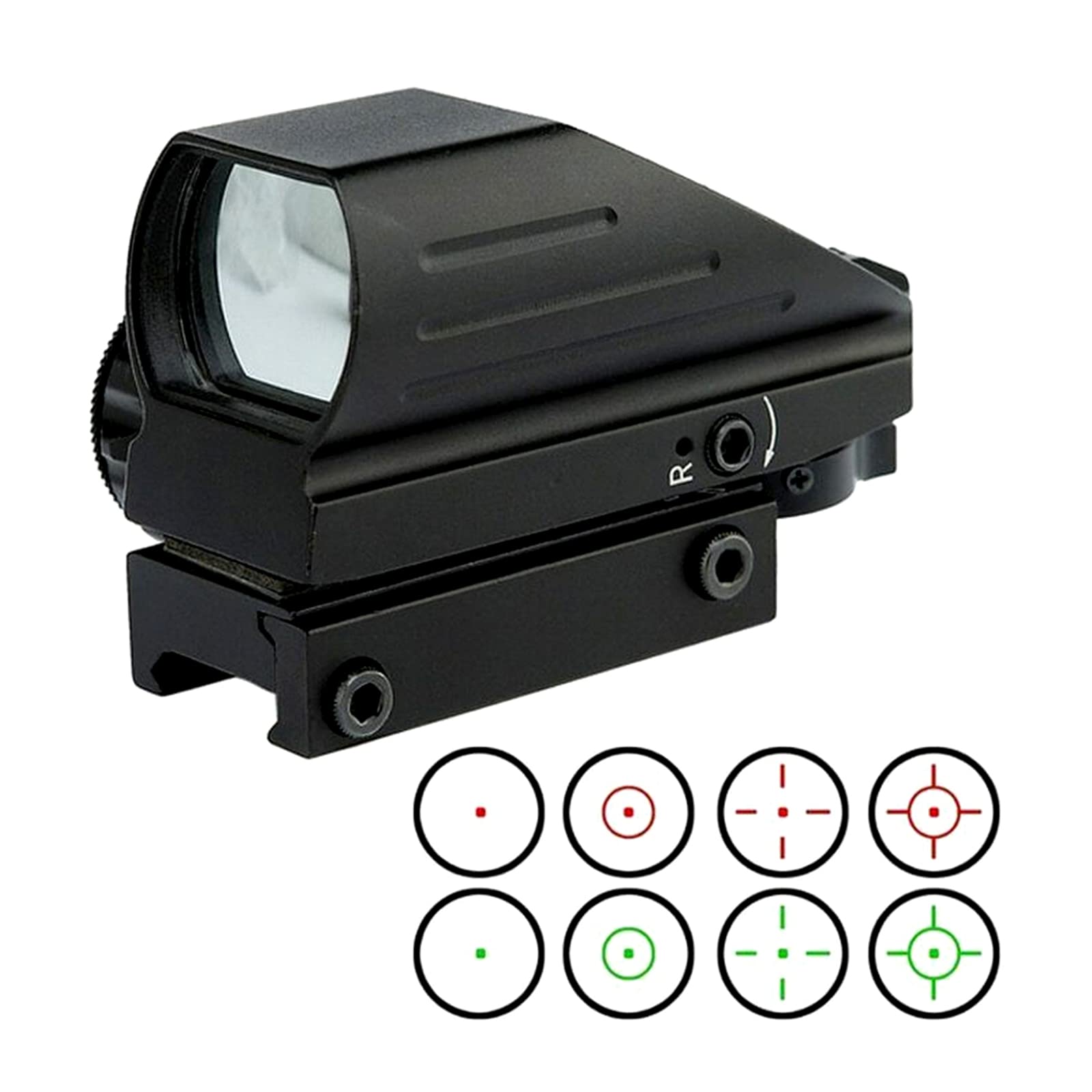 Red Green Reflex Rifle Scope Dot Sight