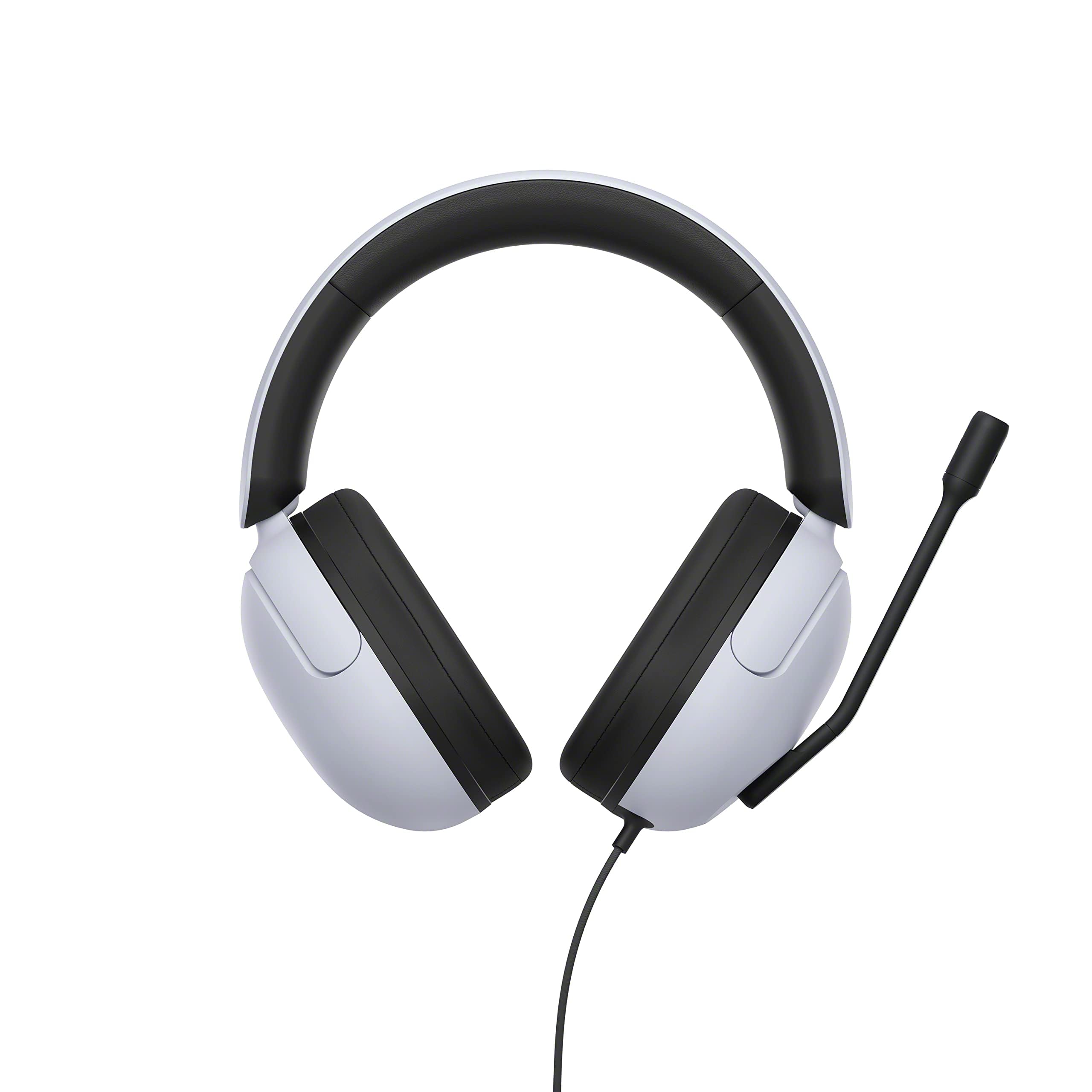 Sony-INZONE H3 Wired Gaming Headset, Over-ear Headphones with 360 Spatial Sound, MDR-G300,White