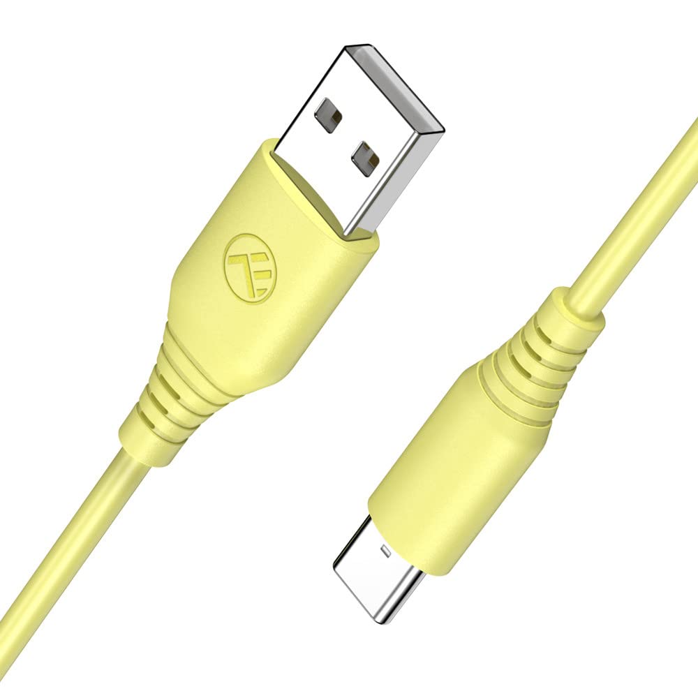 TELLUR Data Cable USB to Type-C, Silicone, 3A, 1m (Yellow)