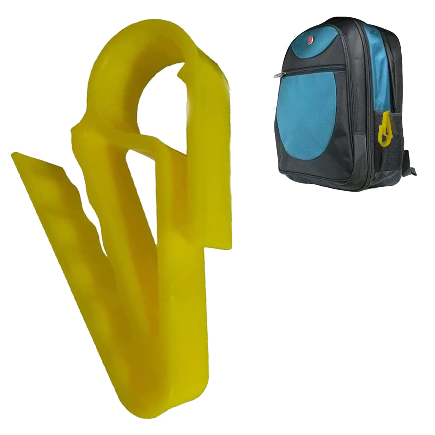 Peixiong 2 Pcs Yellow Grip Cigar Clip Holder,Cigars Clip Minder Attaches Cigars Putter to Golf Carts for Boats BBQ Grills,Golf Bag and Golf Carts