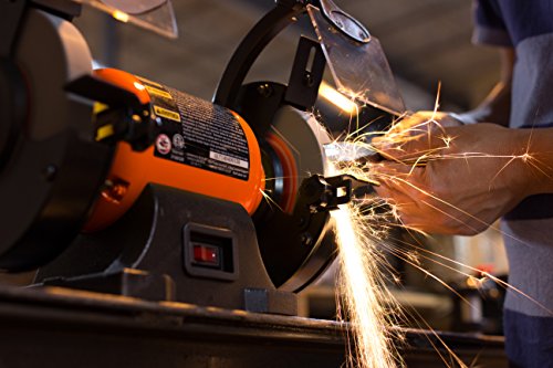 WEN 4276 2.1-Amp 6-Inch Bench Grinder with Flexible Work Light