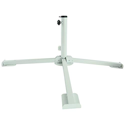 YaeTek Portable Foldable Beach Stand - Patio Umbrella Stand - Beach Umbrella Stand - Outdoor Sunshade Anchor - Adjustable Patio Umbrella Base Holder (Umbrella Base + Water Bag)