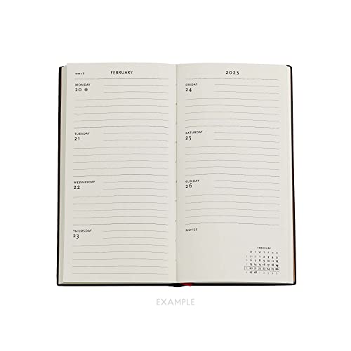 Paperblanks 12 Month Planners 2023 Bavarian Wild Flower | Horizontal | Slim (95 × 180 mm)