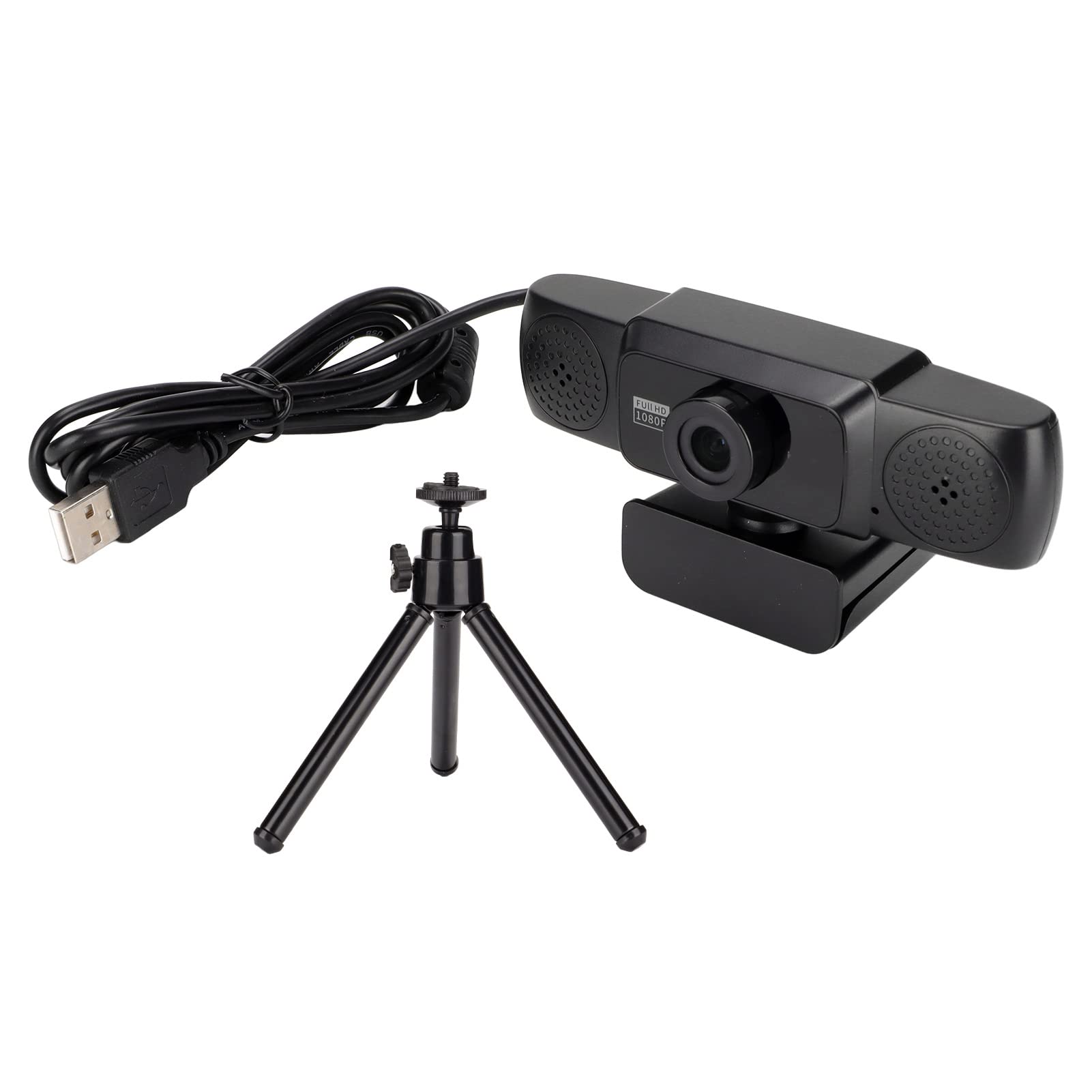 youyeetoo 1080P Webcam 95 Degree Webcam View Plug and Play Multifunction Full HD Video Webcam for Recording, Calls, Meetings