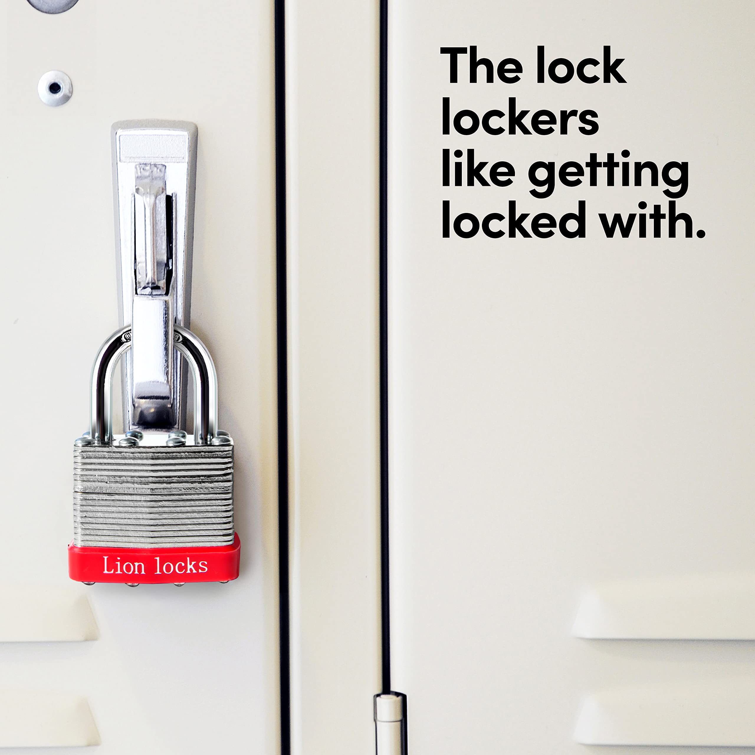 Lion Locks 12 Keyed-Alike Padlocks w/ 1.25” Shackle, 24 Keys, Hardened Steel Case, Brass Cylinder (12-Pack) - for Hasp Latch, Sheds, Fences, Storage Locker, School, Gym