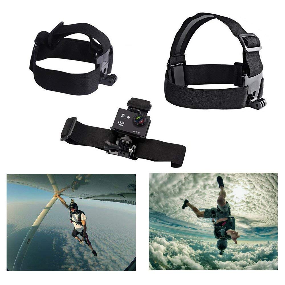 MRMASS Accessories for Gopro Hero 9 Gopro Hero 8 AKASO EK7000 Brave 4 Victure Crosstour Apeman VicTsing Action Camera Accessory Bundle with Case