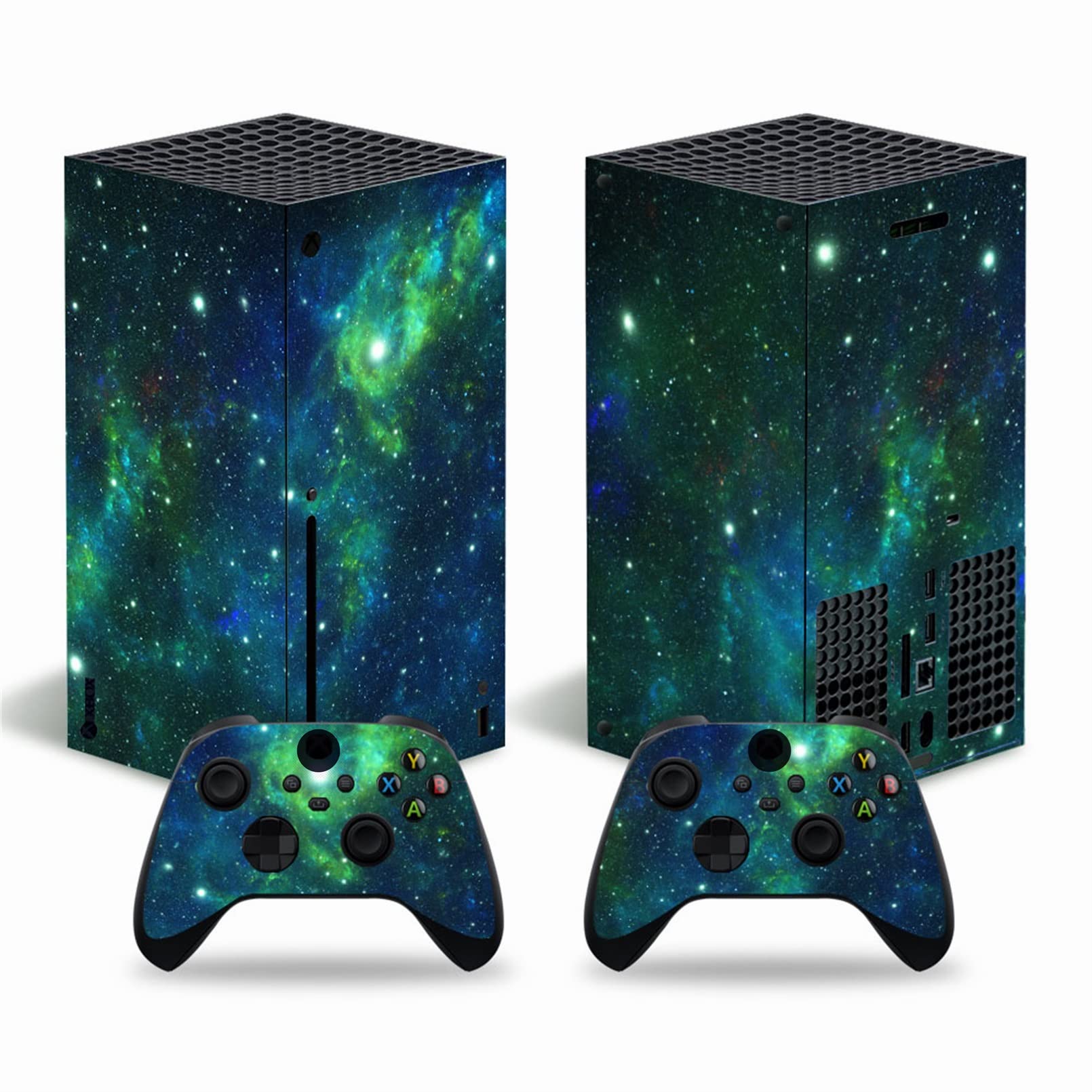 Top factory Skin Decal Protective Vinyl Skin Decal Cover for Series X Console Skins Wrap Sticker with Two Free Wireless Controller Decals 41170 Decal
