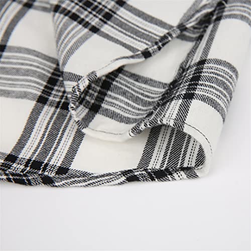 Men's Plaid Shirt Casual Street Stripe Textured Top M512-GN XL