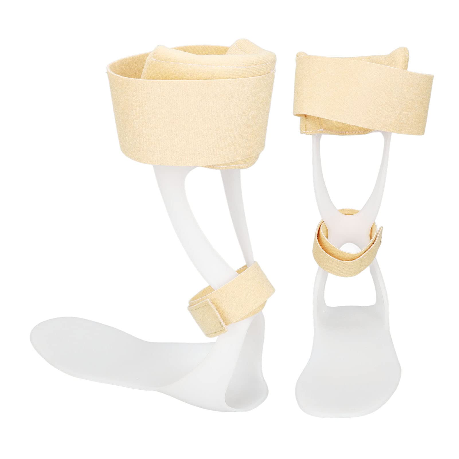 Orthopedic Ankle Support, Drop Foot Support, Hollow Heel in The Center of The Palm for of Injuries (L Left Foot)
