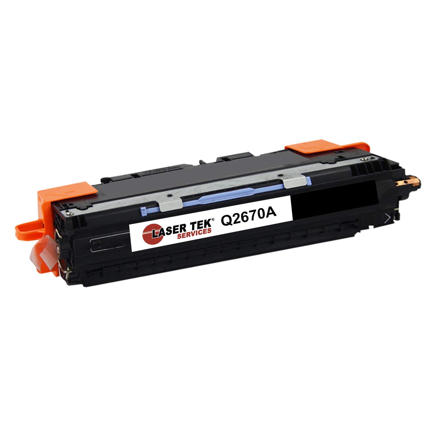 Laser Tek Services Compatible Toner Cartridge Replacement for HP 308A Q2670A Works with HP Color Laserjet 3500 3500n 3550 3550n Printers (Black, 2 Pack) - 6,000 Pages