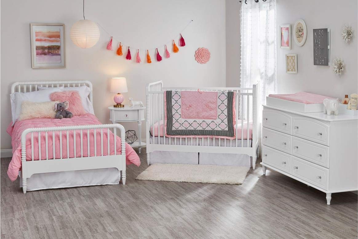 Little Seeds Rowan Valley Linden Twin Size Bed, White