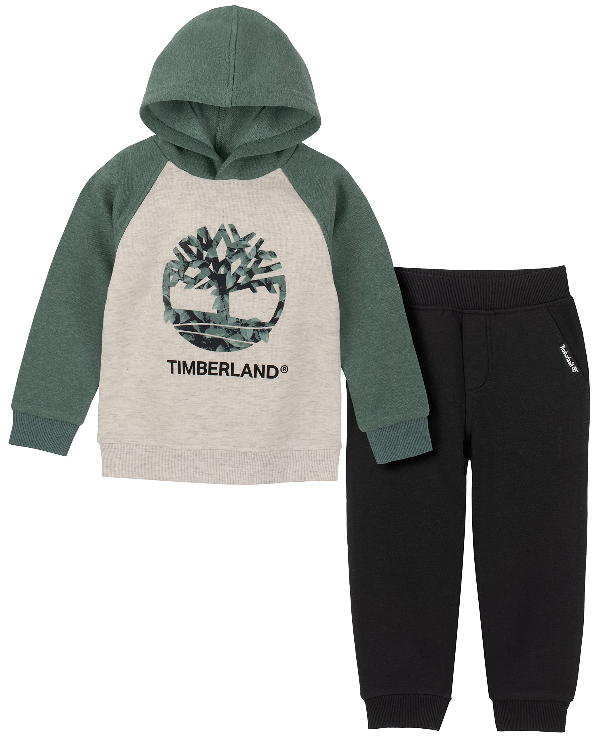 Timberland Baby Boys 2 Pieces Pant Baby and Toddler Layette Set, Heather, 24M US