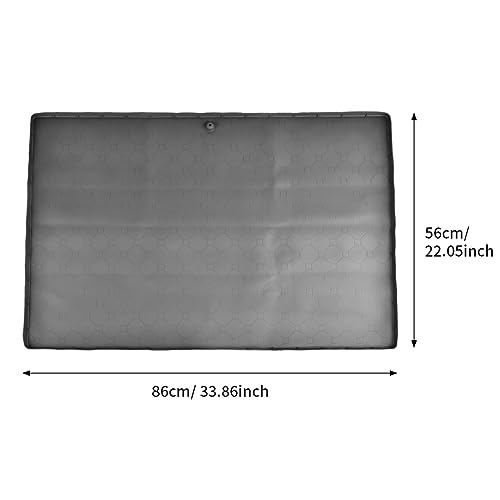 Under Sink Mat,34"x22" Silicone Waterproo-f Under Sink Mat for Kitchen,Flexible Sink Cabinet Organizer Tray,Kitchen Bathroom Cabinet Mat and Protector for Drips Leaks Spills(Gray)