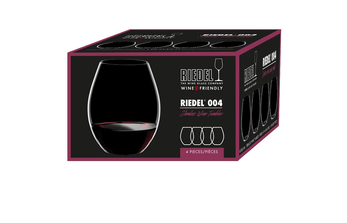 Riedel 00 Collection 004 Tumbler Glasses, Set of 4, Clear
