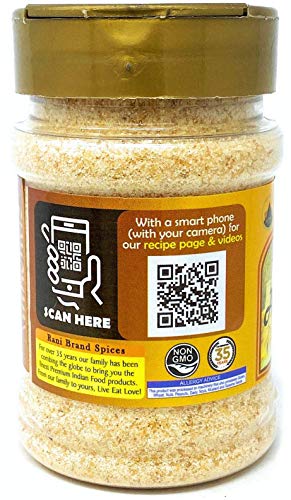 Rani Asafetida (Hing) Ground 3.75oz (106g) PET Jar ~ All Natural | Salt Free | Vegan | Non-GMO | Asafoetida Indian Spice | Best for Onion Garlic Substitute