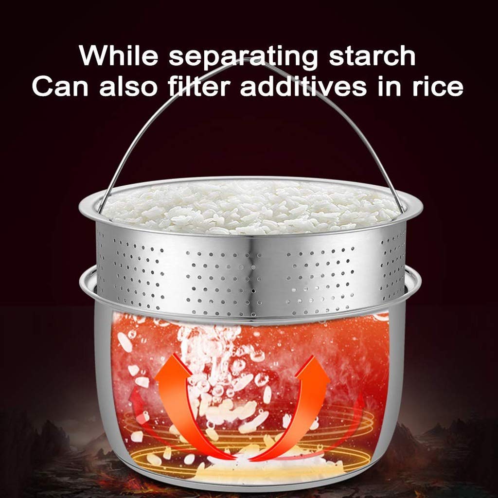 LMMDDP Rice Cooker and Warmer Rice Cooker Digital Multi 5L Slow Cooker Steamer Programmable Sauté Yogurt Maker Stewpot with 24 Hours Delay Timer