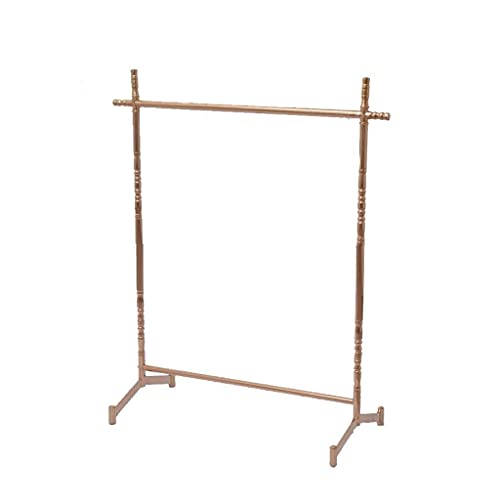 XYYXDD Clothing Display Stand,Iron Art Floor-Standing Clothes Rail Simplicity Clothes Racks Bedroom Open Hanger/Rose Gold