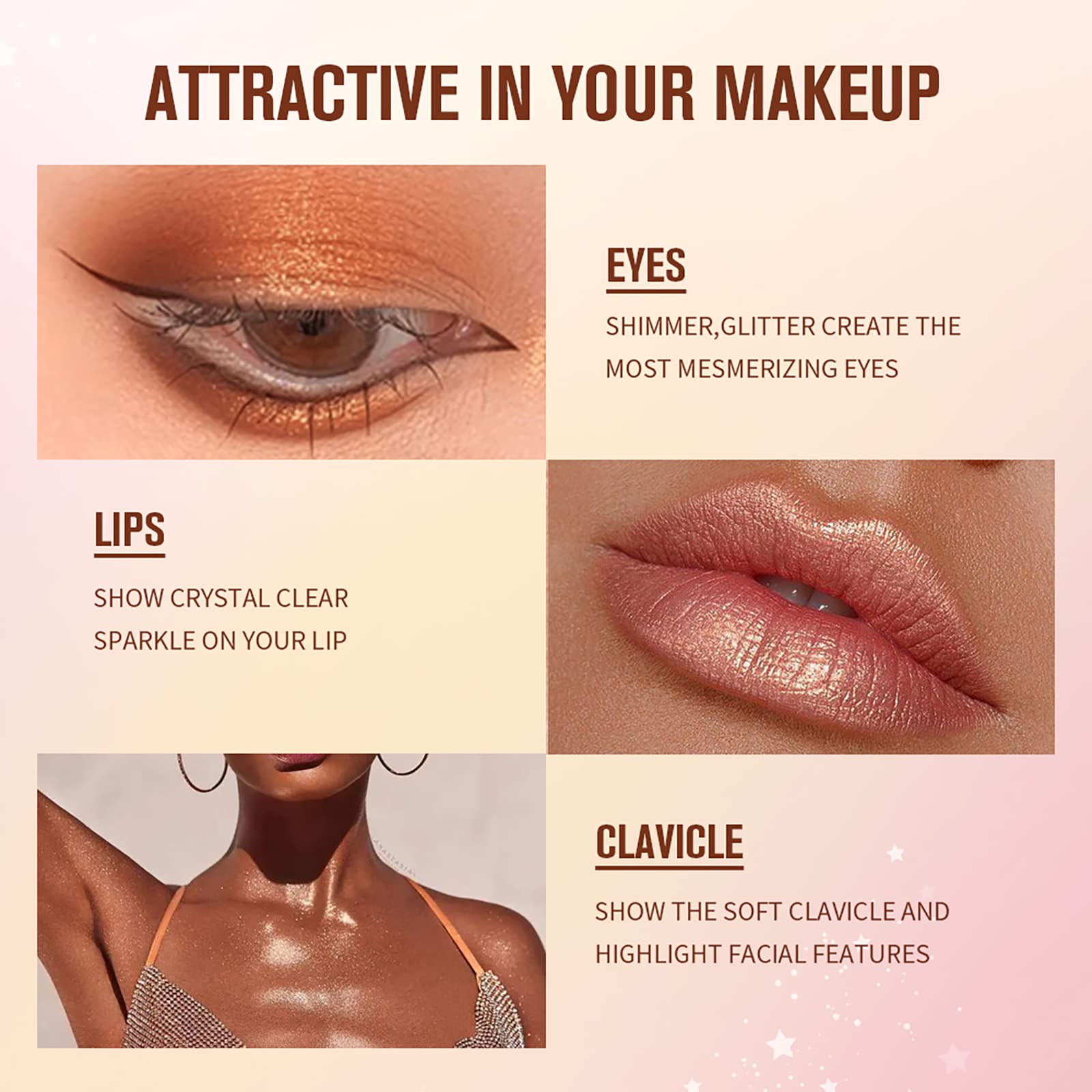 Liquid Luminizer,Body Luminizer, Face Body Highlighter,All In One Makeup Liquid Illuminator,Waterproof Moisturizing Light Shimmer Illuminator for Face & Body(#1-MOONLIGHT)