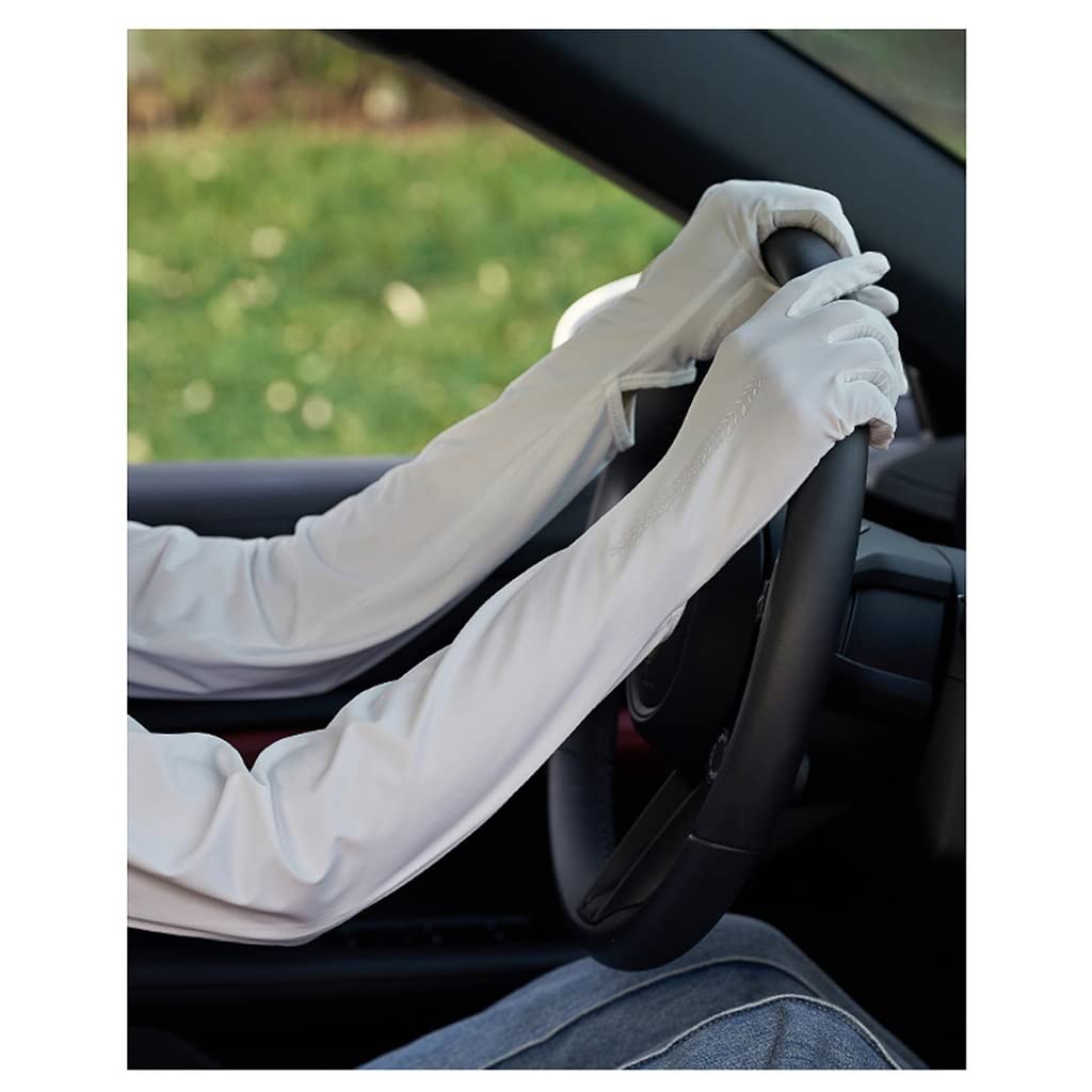 N/A Two Fingers, Ice Sleeves, Summer Long Driving Gloves, Outdoor Loose Ice Silk Cool Sleeves (Color : B, Size : 60 * 18 * 28cm)