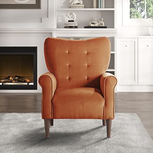 Lexicon Meadow Accent Chair, Orange