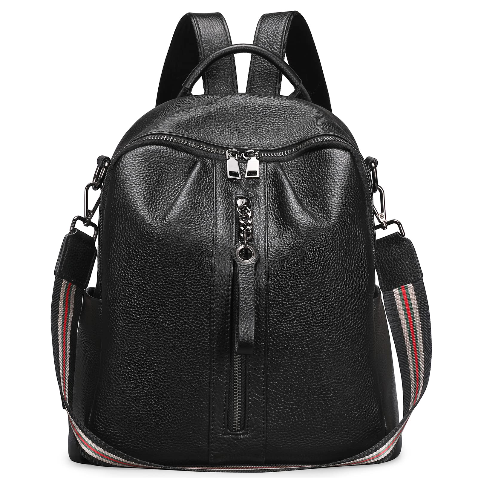 SENDEFN Backpack Purse for Women Fashion Design Shoulder Bag Genuine Leather Ladies Travel bag