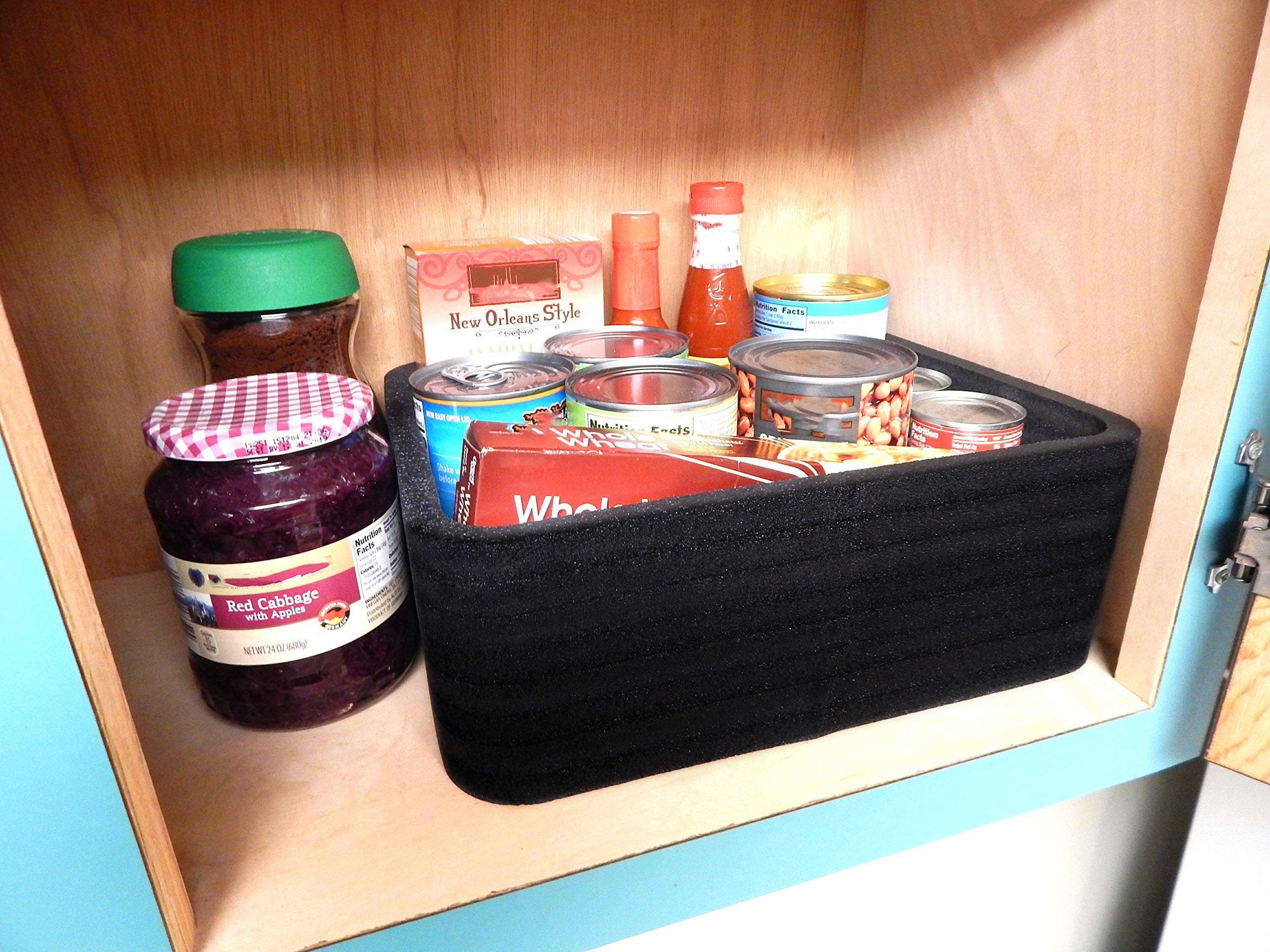 Polar Whale 3 Large Food Storage Organizers Bin Tray for Kitchen Pantry Refrigerator Freezer Cabinet Cupboard for Snacks Produce Pasta Vegetables Waterproof Washable 10" Wide x 12" Long - 3 Pack