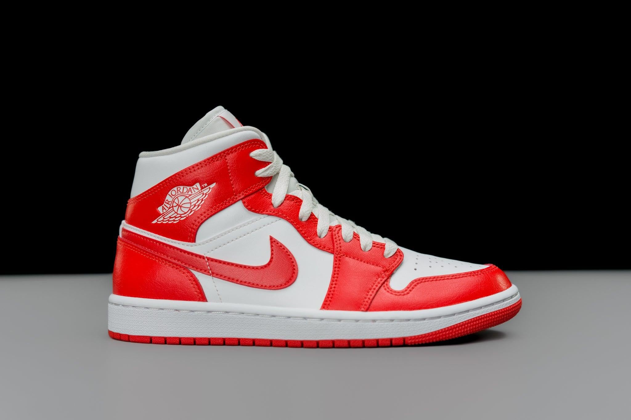 Nike Men's Air Jordan 1 Mid Se Basketball Shoes, Syracuse, 5 Women