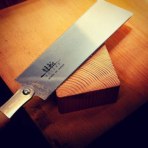 SUIZAN Japanese Pull Saw Hand Saw 9.5 Inch Ryoba Double Edge Flush Cut Saw Woodworking tools Gifts