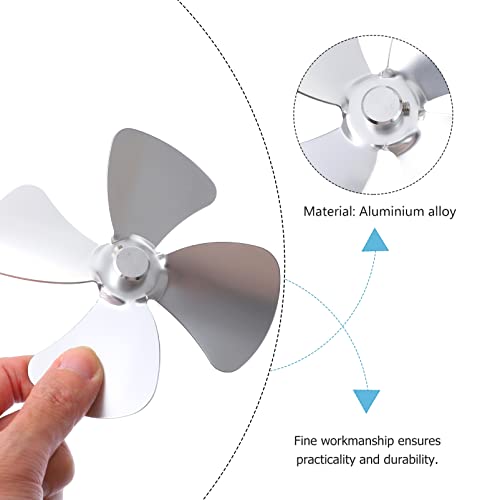 Universal Aluminium Alloy Fan Blades: Metal Leaves Fan Blade Household Standing Fan Table Fanner Replacement Part General Accessories