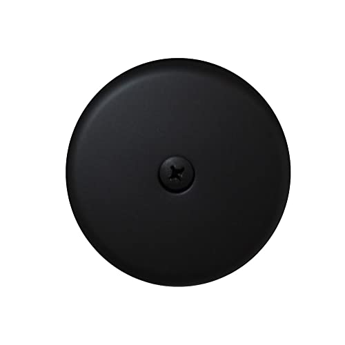 Westbrass Pull & Drain Sch. 40 PVC Bath Waste with One-Hole Top Elbow, Matte Black, D49721-62